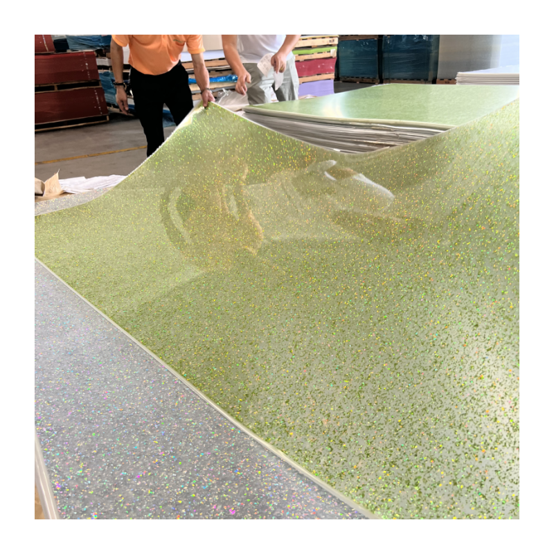 Chinaplas F600 laser cut 48x96 inches 3mm 4mm 5mm 6mm glitter cast ...